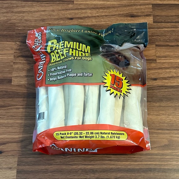 Vintage | Dog | Canine Chews Premium Beefhide Natural Retrievers Chews ...